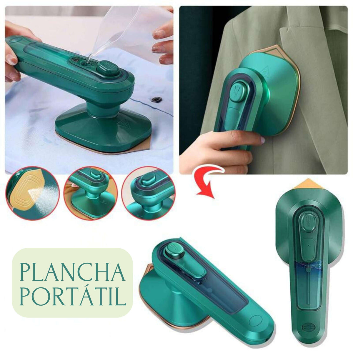 MINI PLANCHA A VAPOR PORTATIL – Tienda Peru